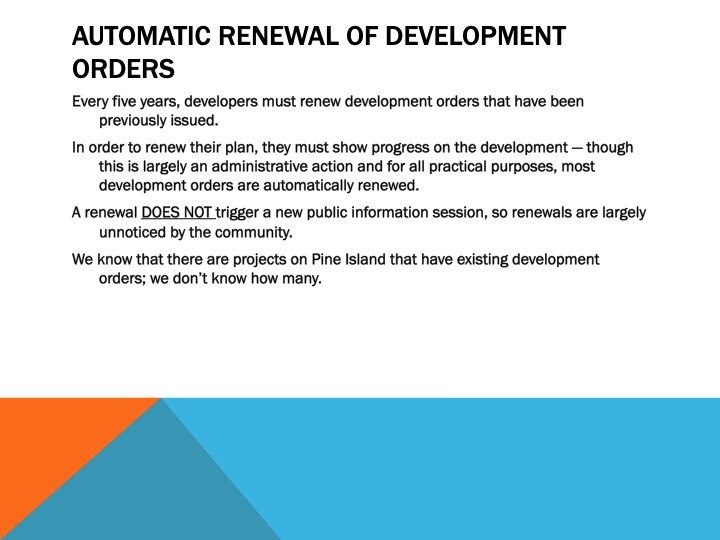 Development 101 – Greater Pine Island Civic Association
